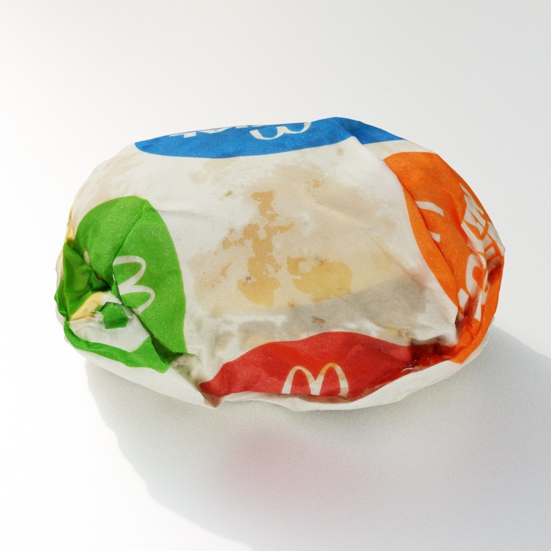 Packaged chili cheeseburger 3D - TurboSquid 1426405