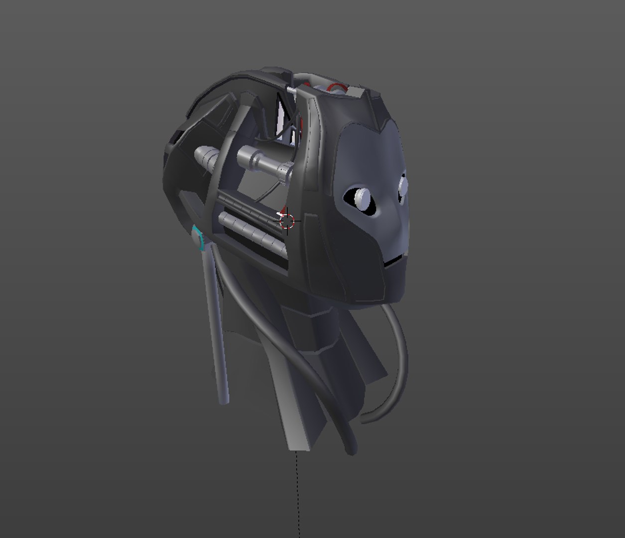 3d Obj Robot Head