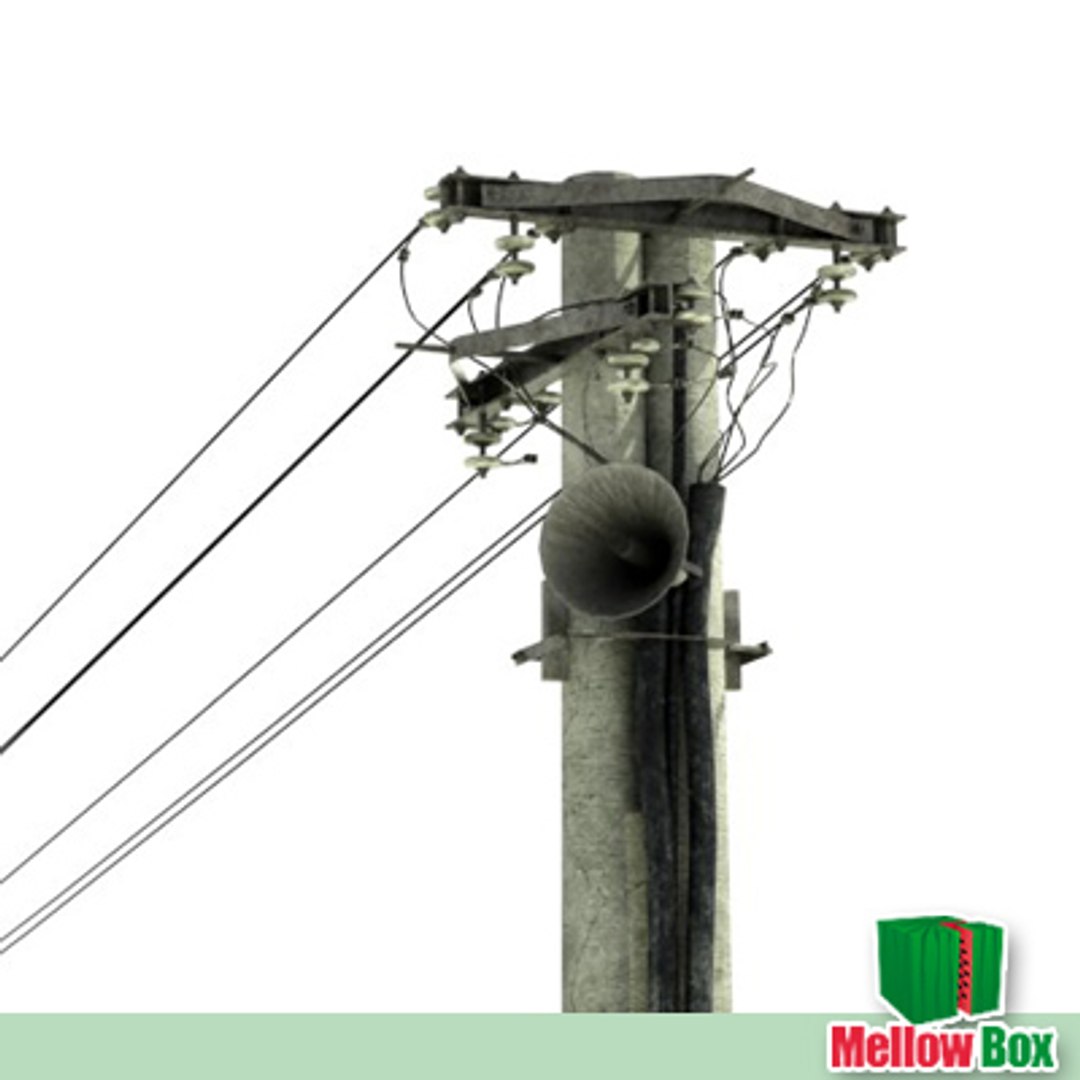 Power Line 3d Model
