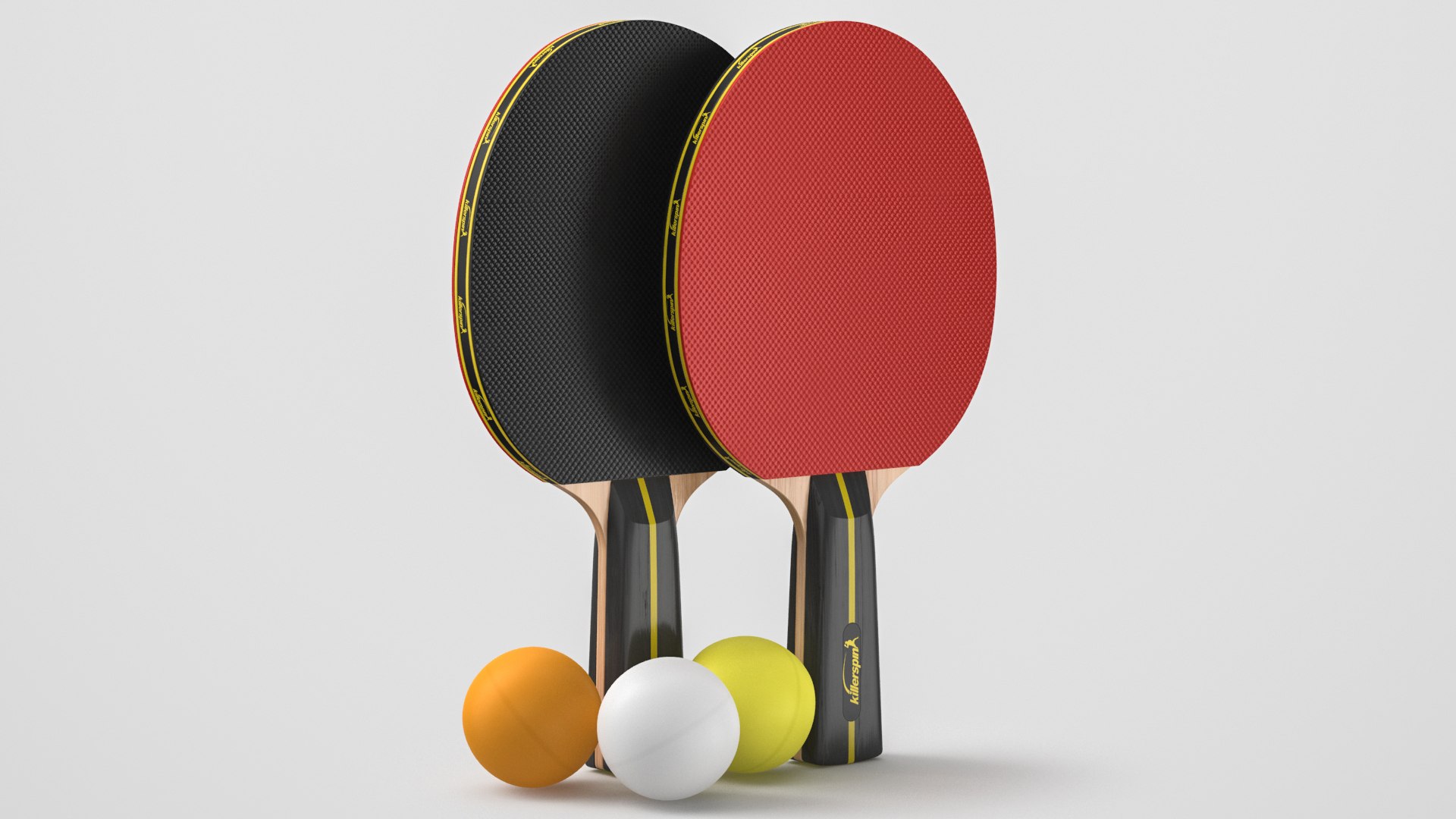 3D model Ping Pong Paddles Collection - TurboSquid 1962241