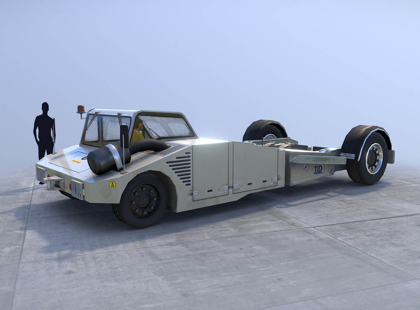 3D Model Towbarless Aircraft Tractors Tpx-200-s - TurboSquid 1513661