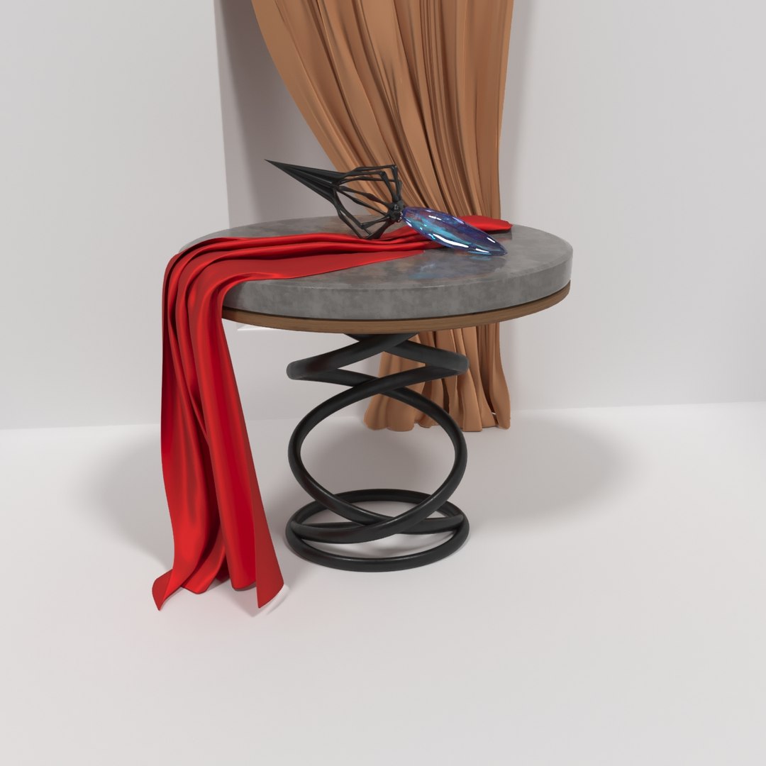 3D dagger goddess los table model - TurboSquid 1348238