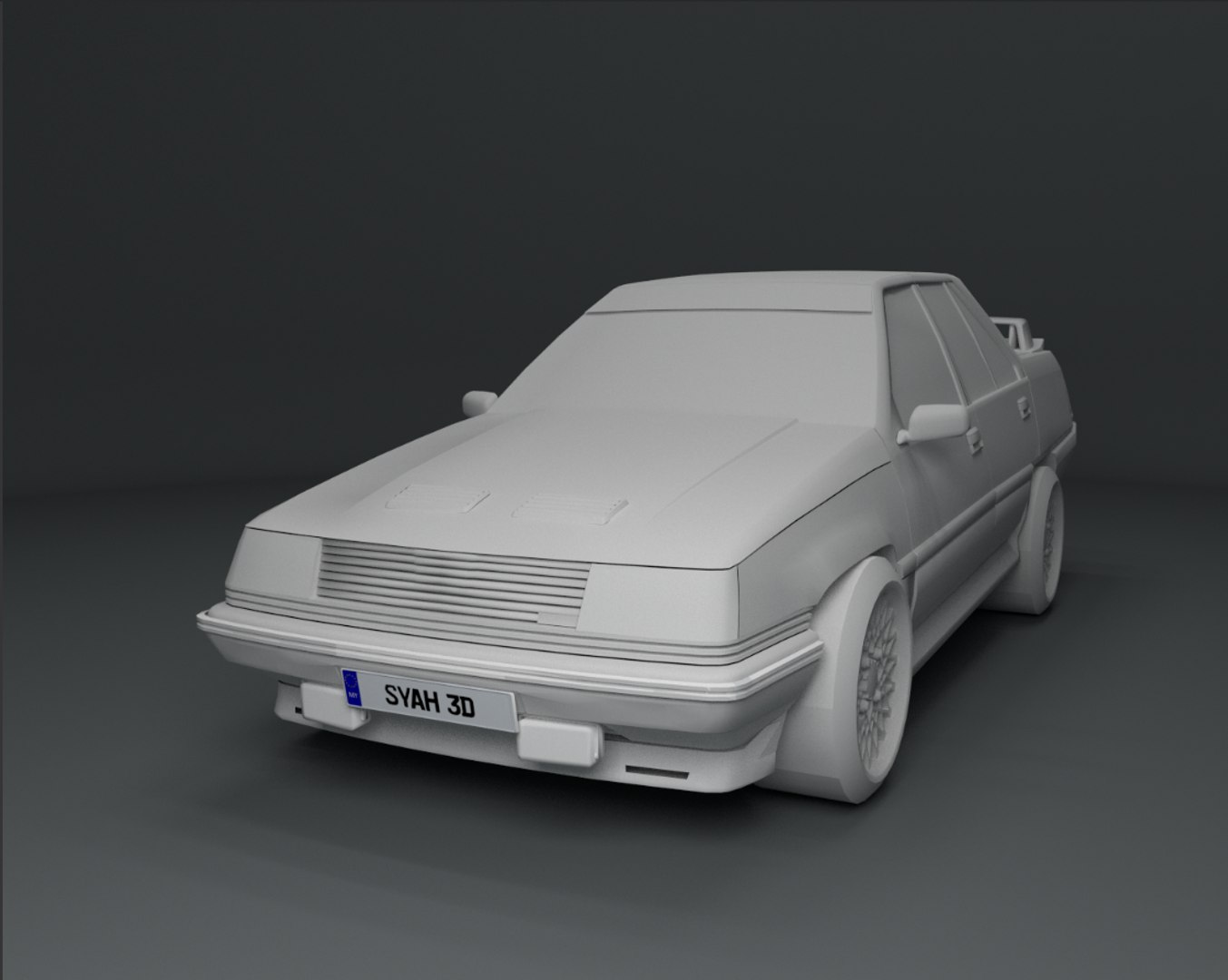 3d Model Proton Saga Megavalve Sedan