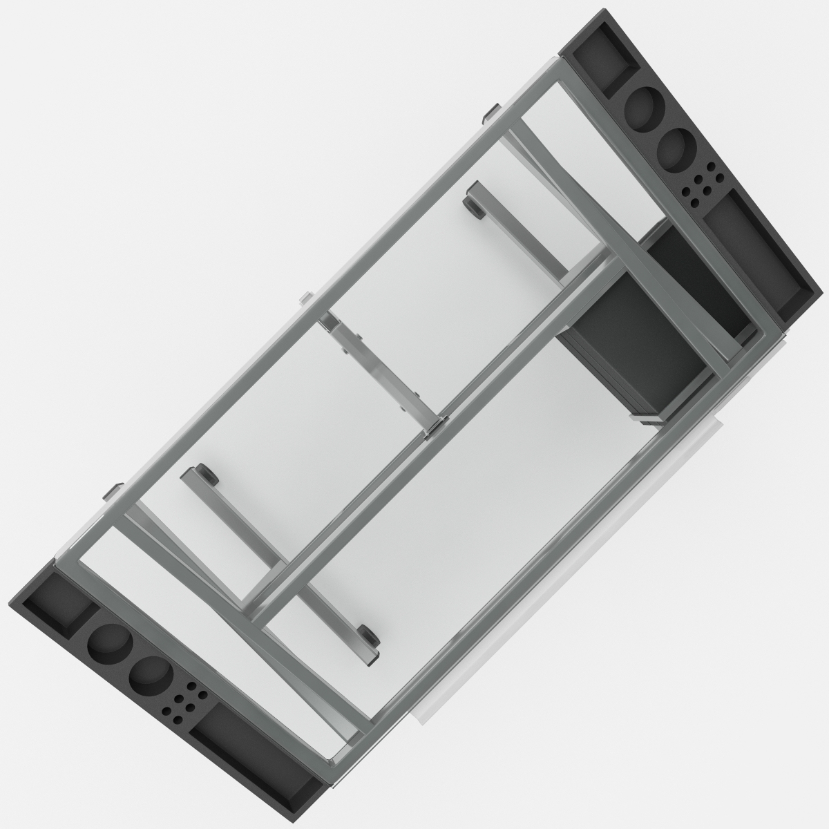 vision station glass drafting table 3ds