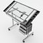 Vision Station Glass Drafting Table 3ds