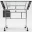 Vision Station Glass Drafting Table 3ds