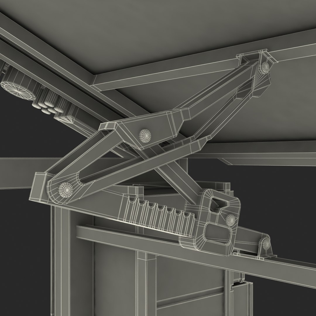 vision station glass drafting table 3ds