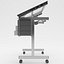 Vision Station Glass Drafting Table 3ds
