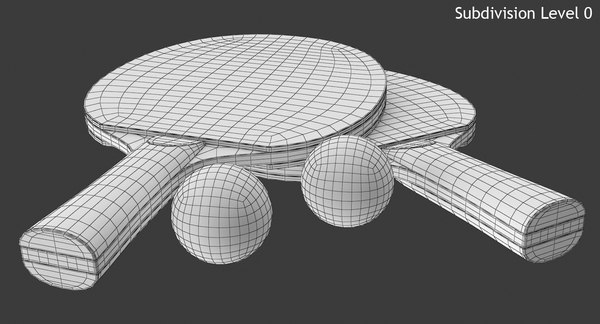 3D ping pong paddle model - TurboSquid 1378697