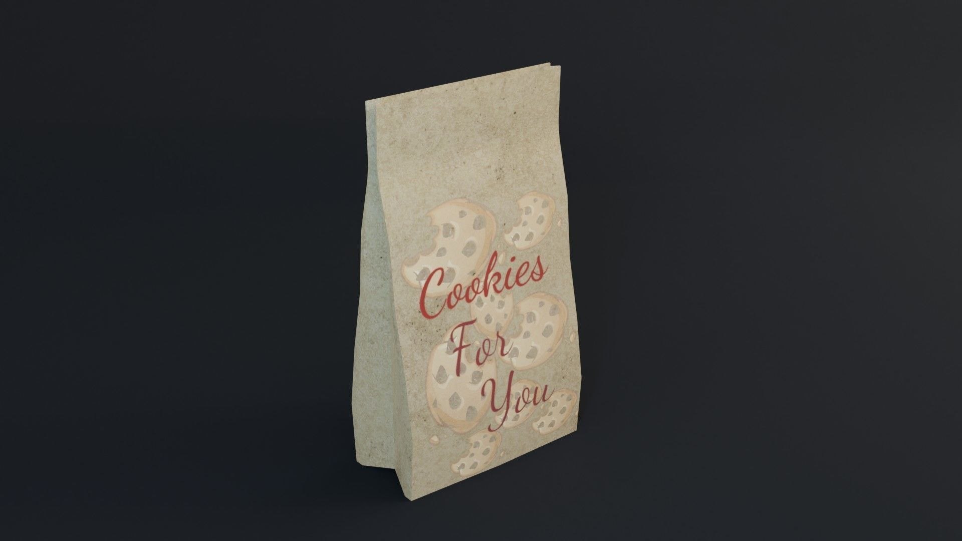 3D Cookie Package Game Ready Low Poly PBR 3D Model model - TurboSquid ...