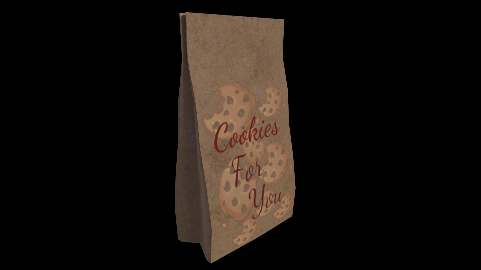 3D Cookie Package Game Ready Low Poly PBR 3D Model model - TurboSquid ...