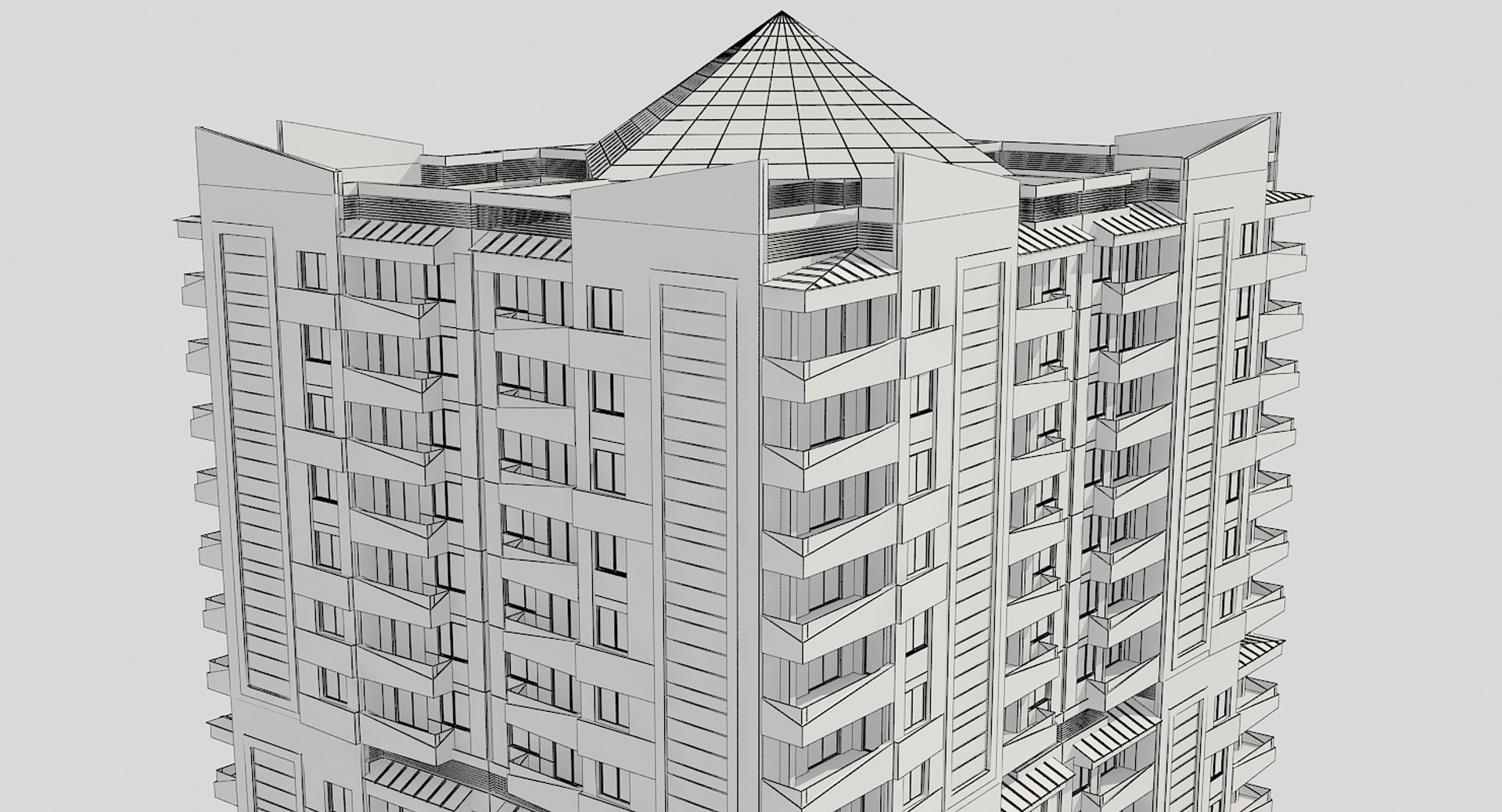 3D Modern Skyscraper Building - TurboSquid 1367099