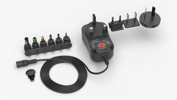 KEY Universal-AC/DC-Adapter mit Steckern 3D-Modell - TurboSquid 2471973