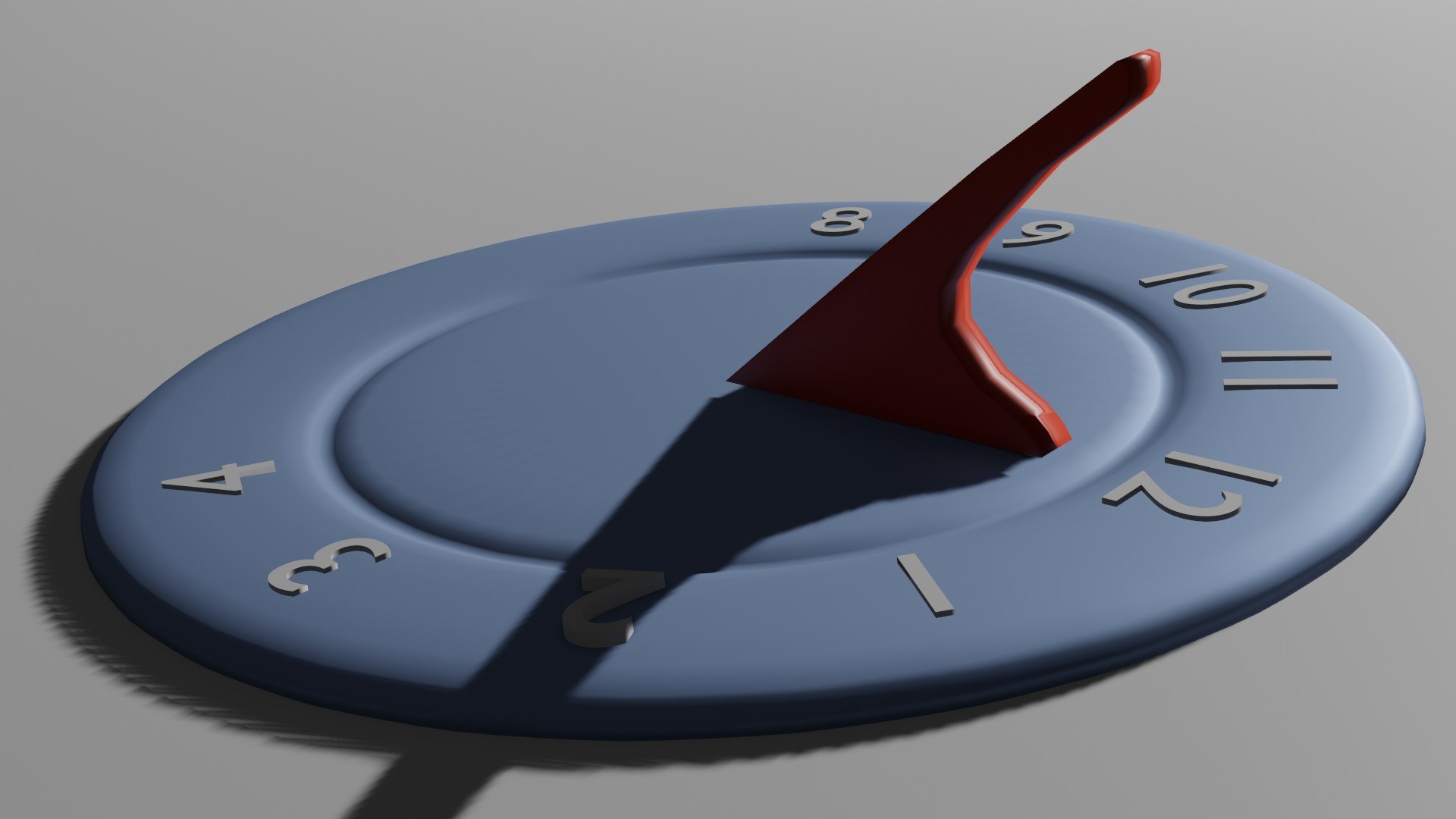 Sunclock OBJ And BLEND 3D Model - TurboSquid 2239971