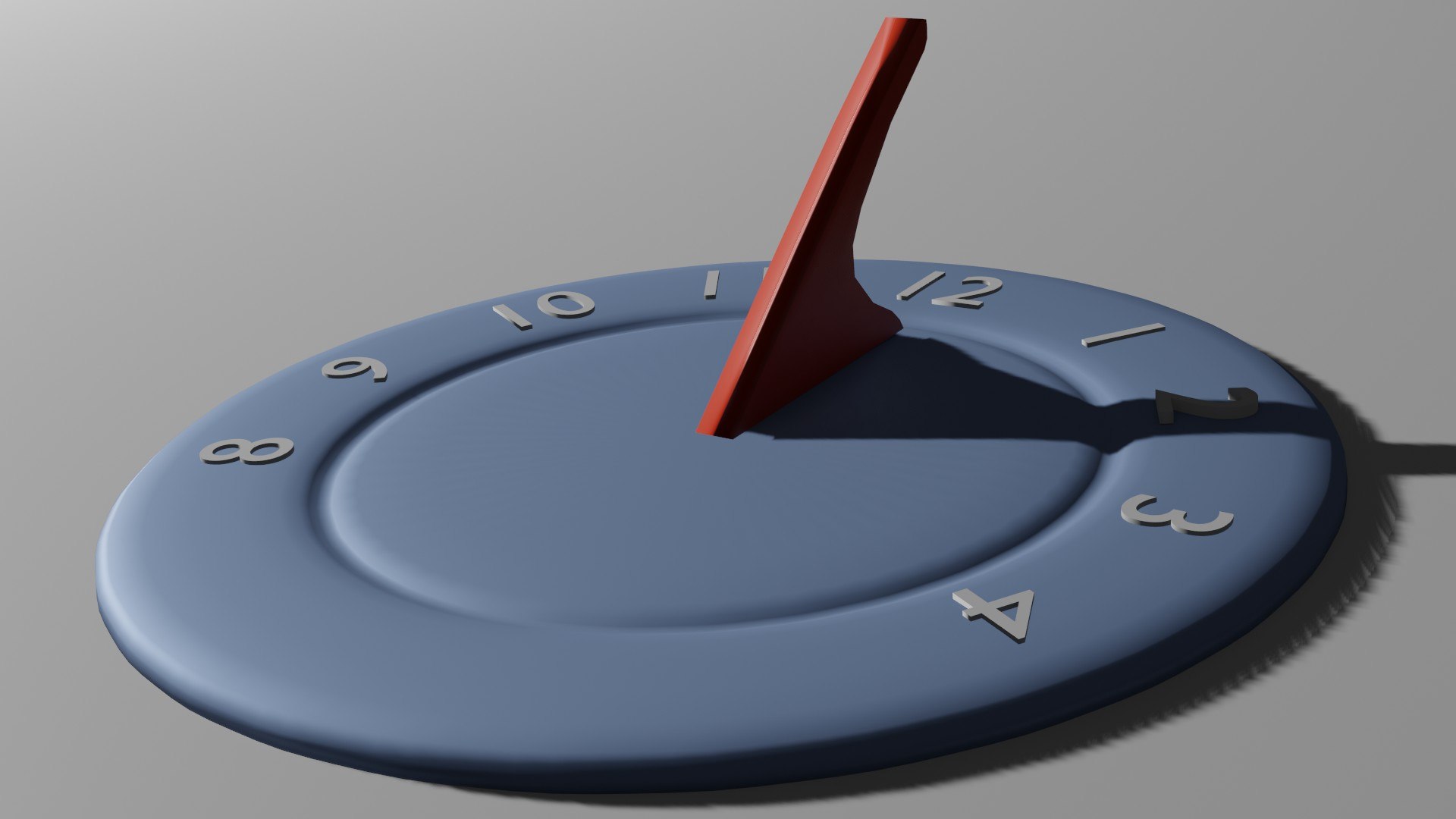 Sunclock OBJ And BLEND 3D Model - TurboSquid 2239971