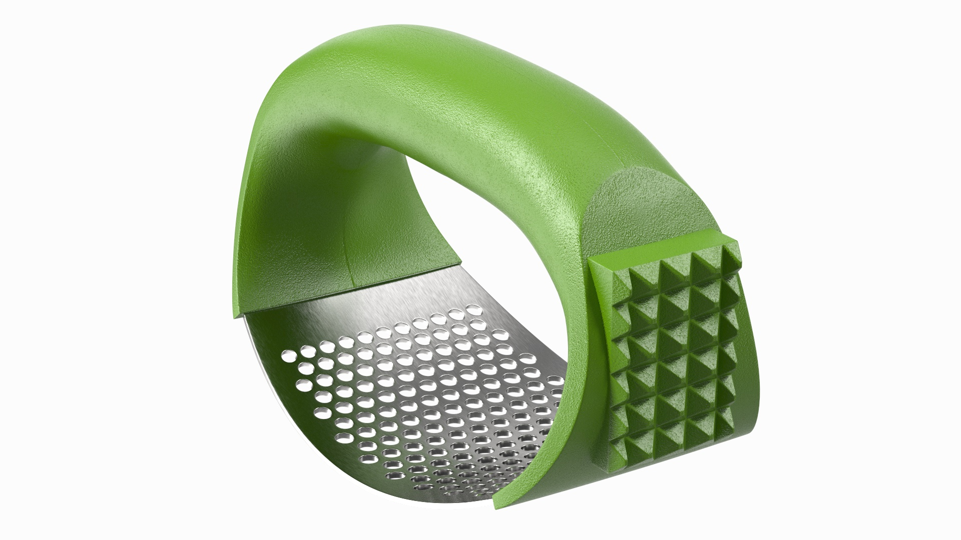 Garlic Press Rocker with Meat Hammer Light Green 3D - TurboSquid 2116287