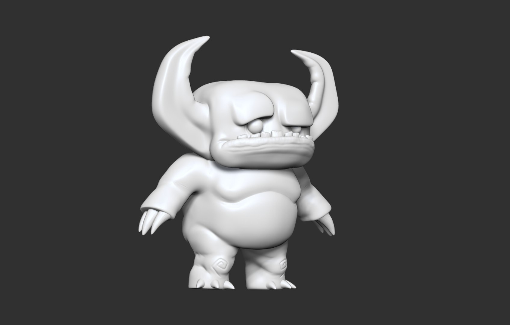 Cartoon Devil - 3d Model