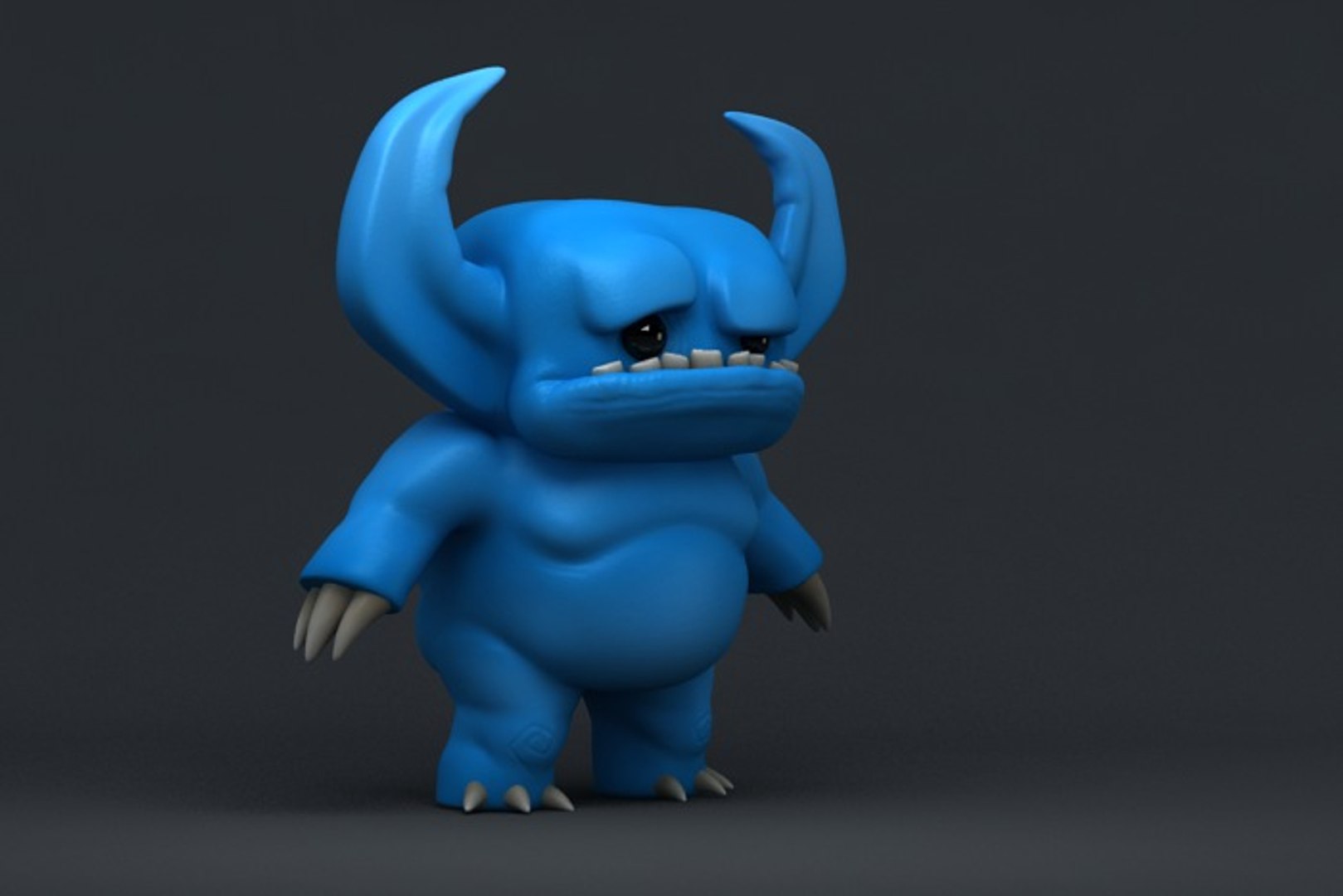 Cartoon Devil - 3d Model