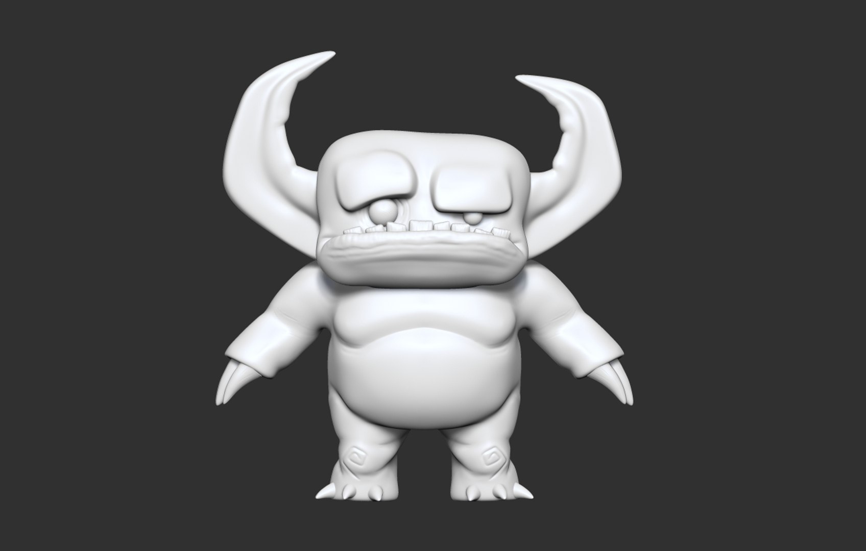 Cartoon Devil - 3d Model