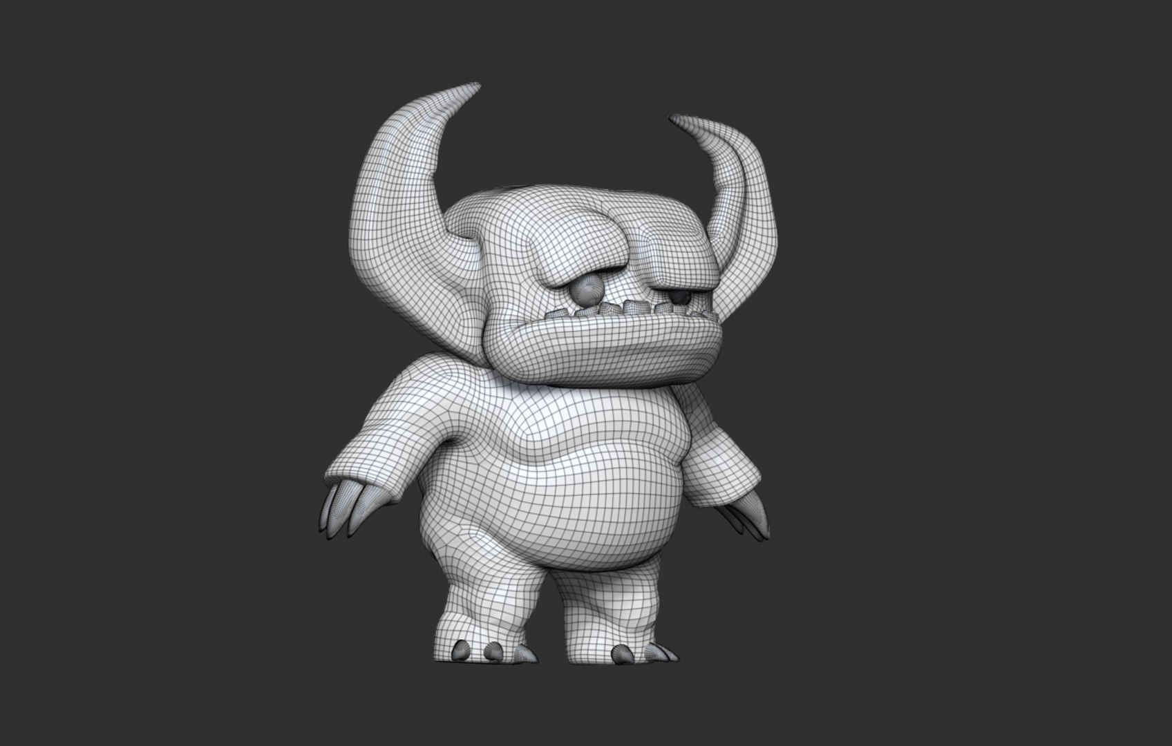 Cartoon Devil - 3d Model