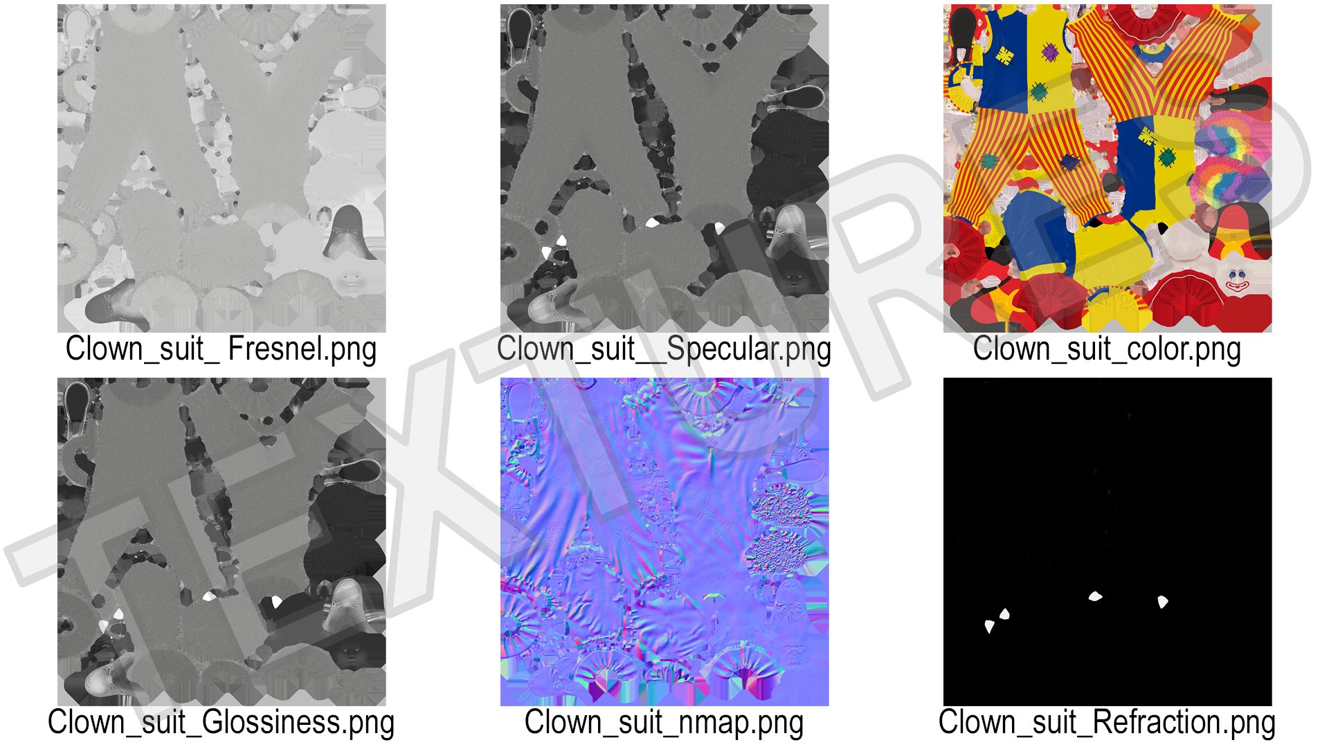 Clown Juggling Henrys Grip Clubs 3D Model - TurboSquid 2343149