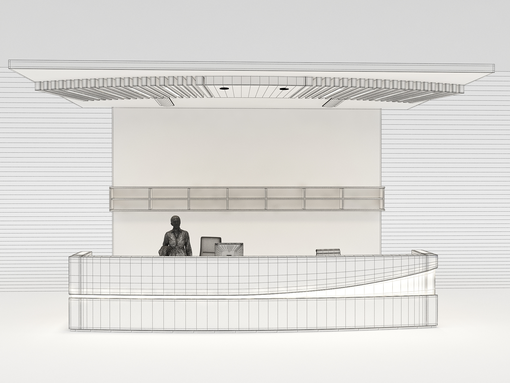 6 Reception Desk - Collection 14 model - TurboSquid 1997657