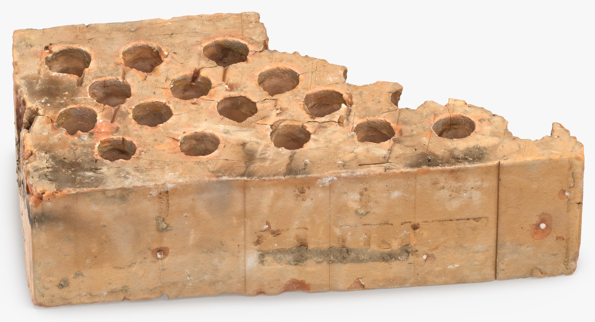 3D 2 broken bricks model - TurboSquid 1479525