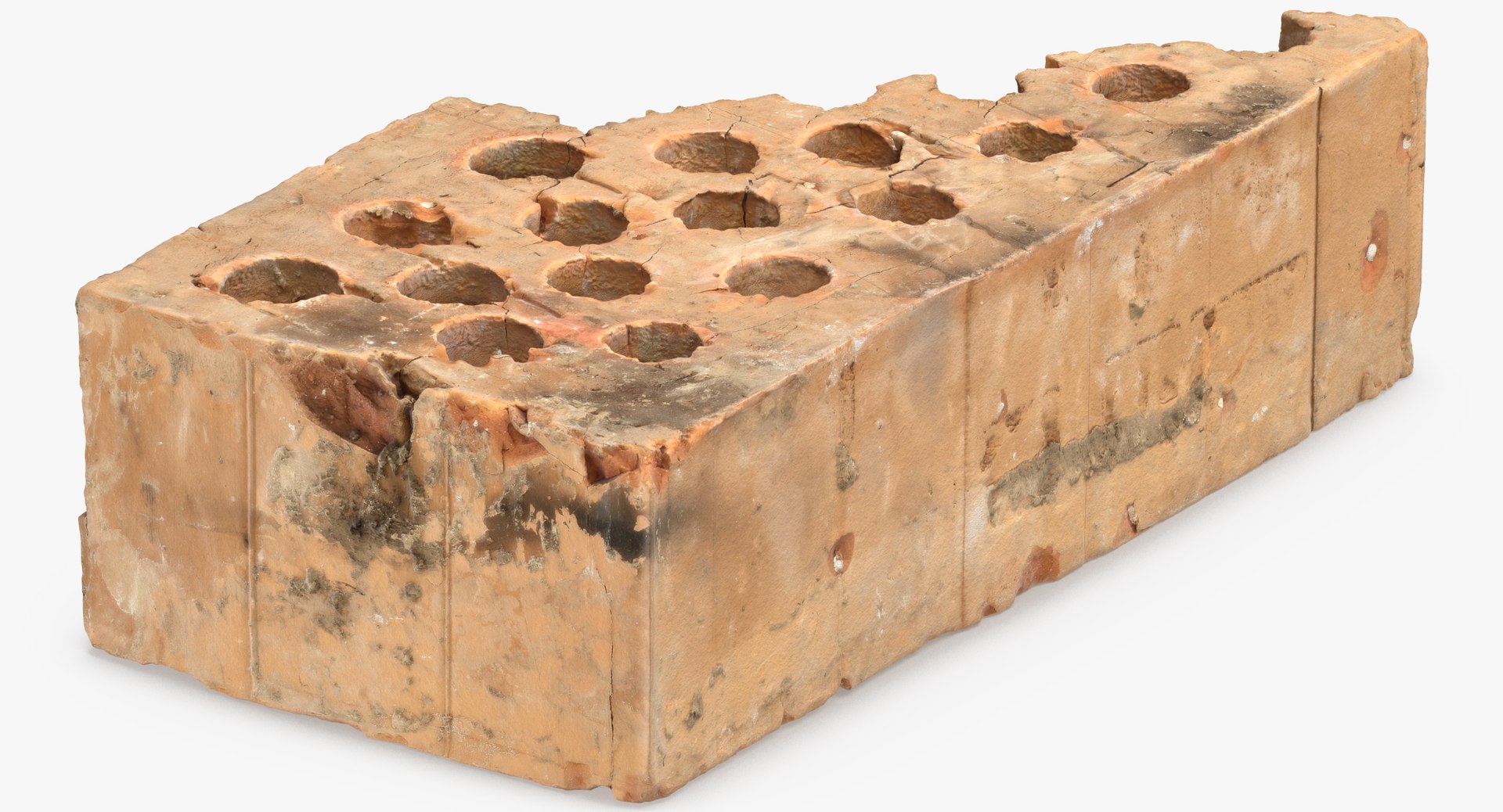 3D 2 broken bricks model - TurboSquid 1479525