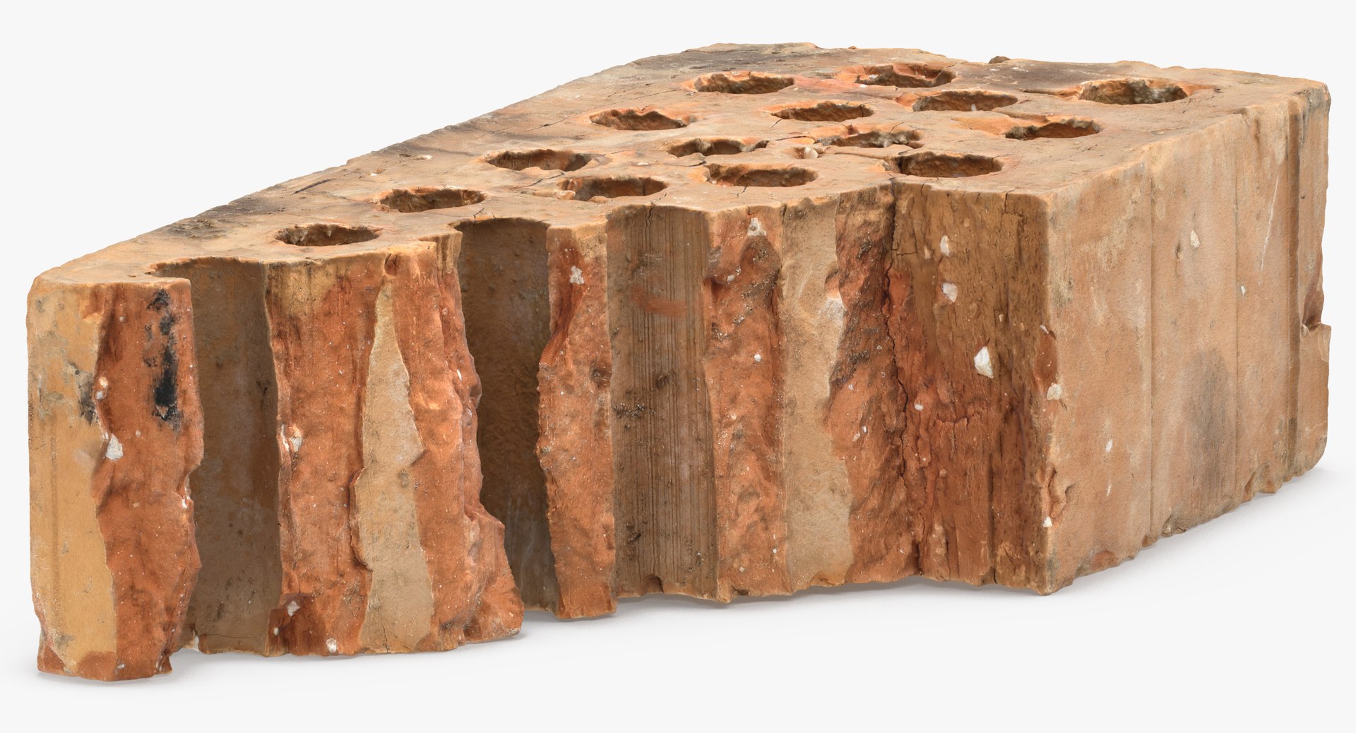 3D 2 broken bricks model - TurboSquid 1479525