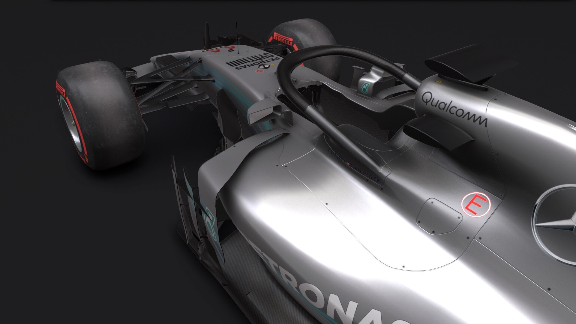2018 Mercedes W09 3D - TurboSquid 1289953