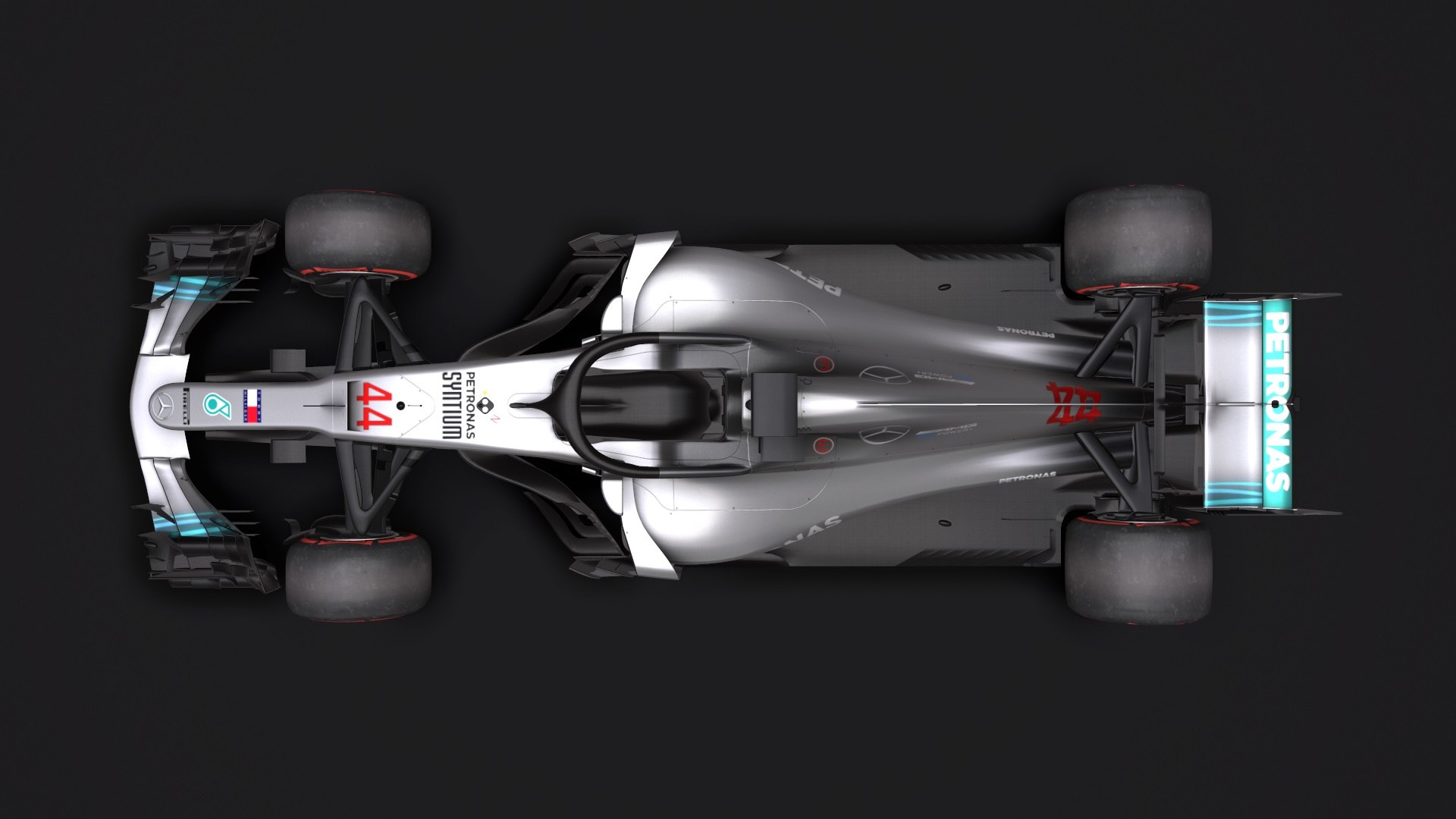 2018 Mercedes W09 3D - TurboSquid 1289953