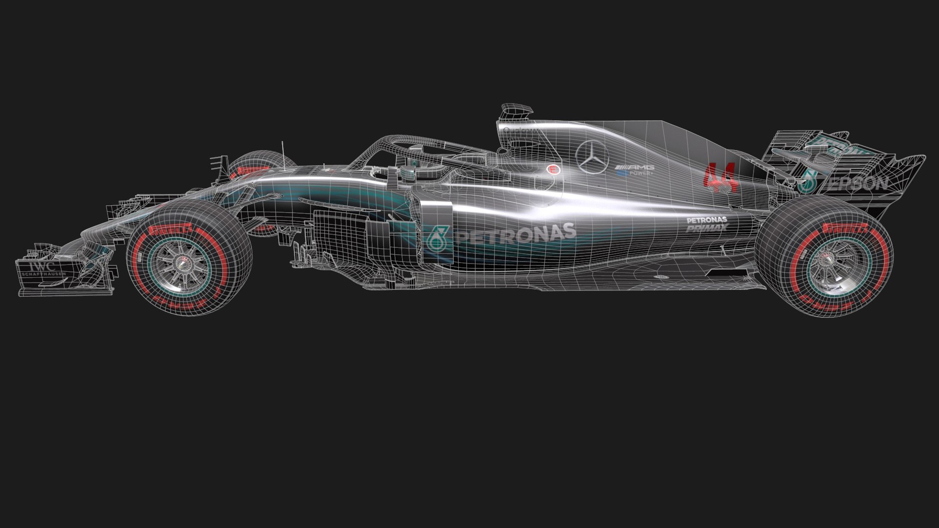 2018 Mercedes W09 3D - TurboSquid 1289953