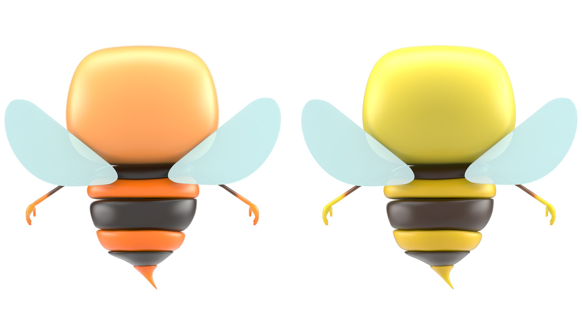 Bee Toon Character 3D - TurboSquid 1855702