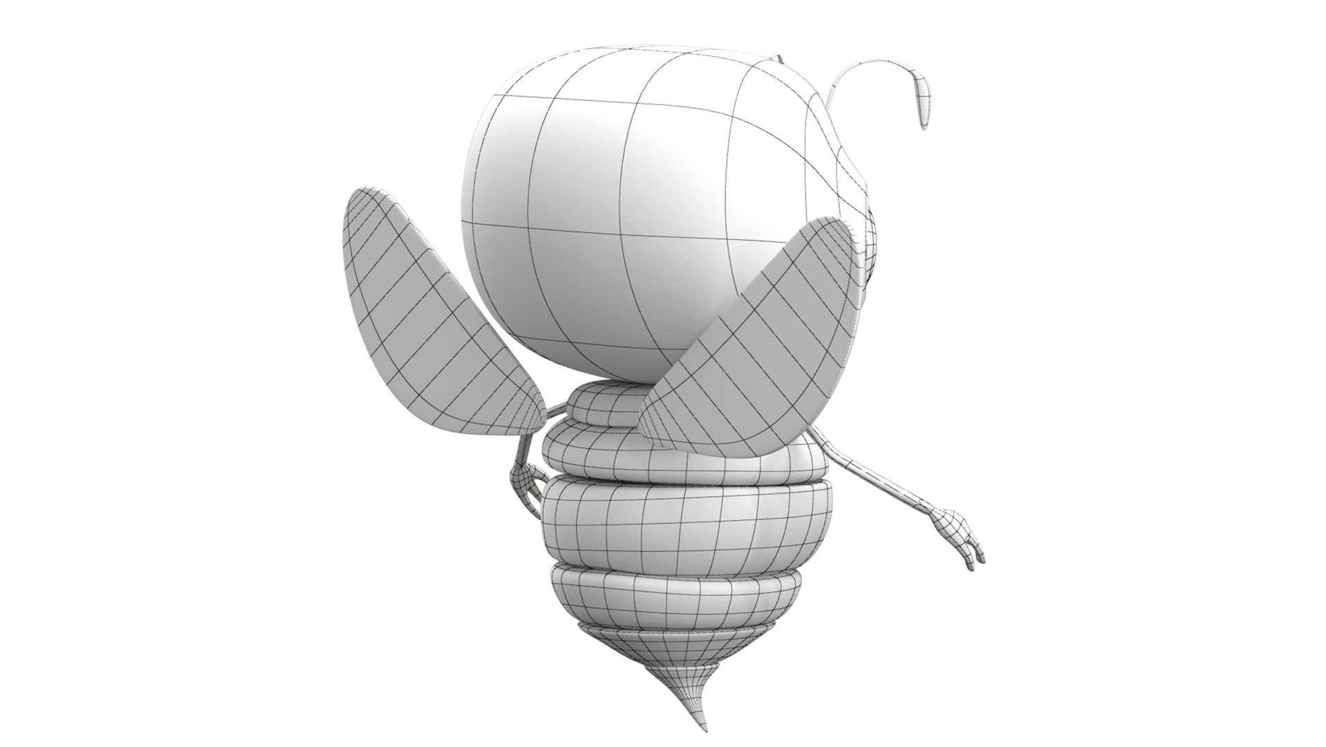 Bee Toon Character 3D - TurboSquid 1855702