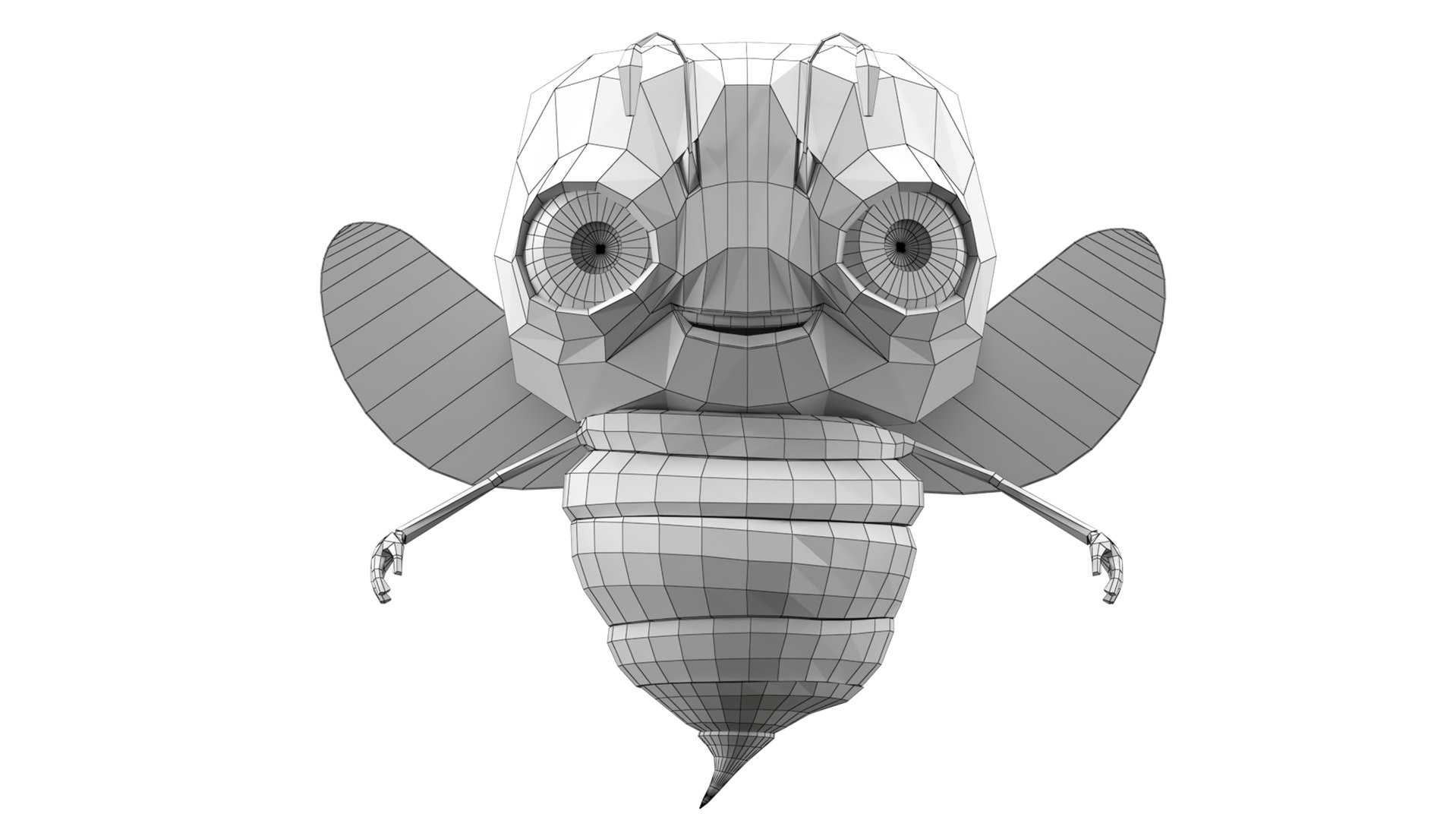 Bee Toon Character 3D - TurboSquid 1855702