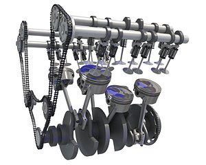 Auto Engine 3D Models for Download | TurboSquid