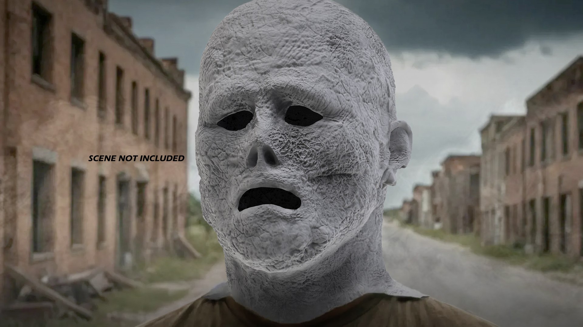 Zombie Burnhead Mask 3D Model - TurboSquid 2286296