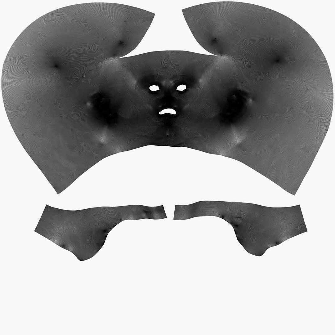 Zombie Burnhead Mask 3D Model - TurboSquid 2286296