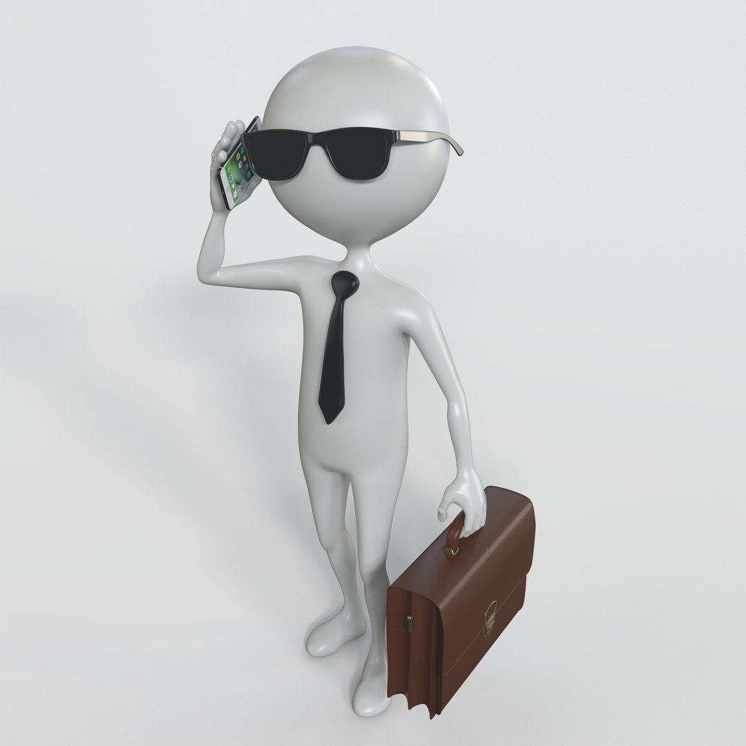 3D Stick Man Stickman - TurboSquid 1547898