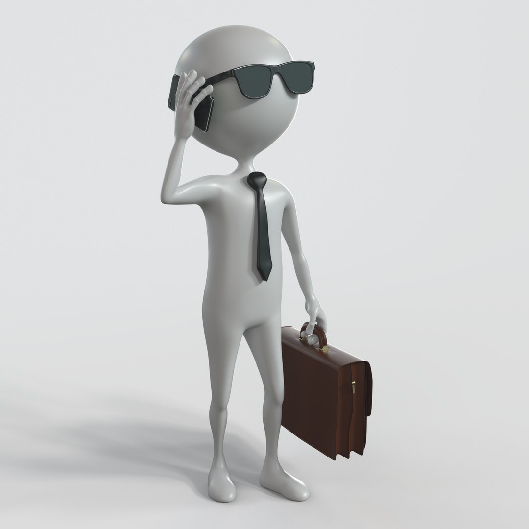 3D Stick Man Stickman - TurboSquid 1547898