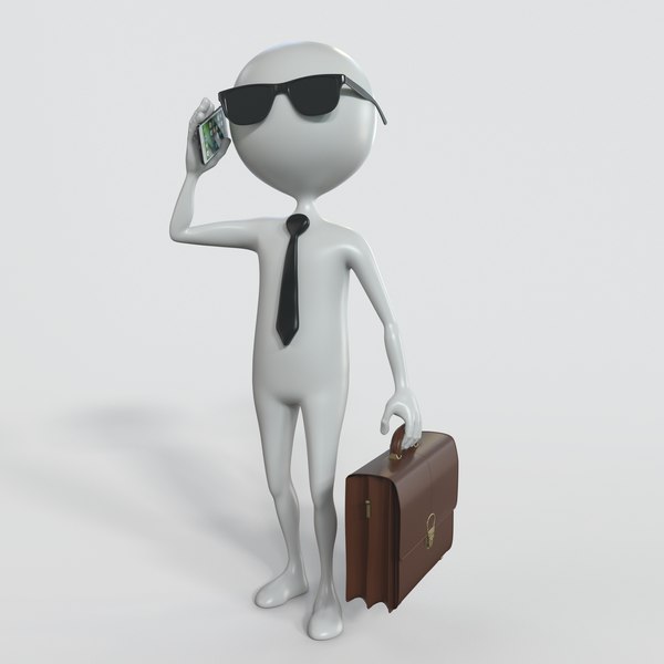 3D pictogram man - TurboSquid 1544950