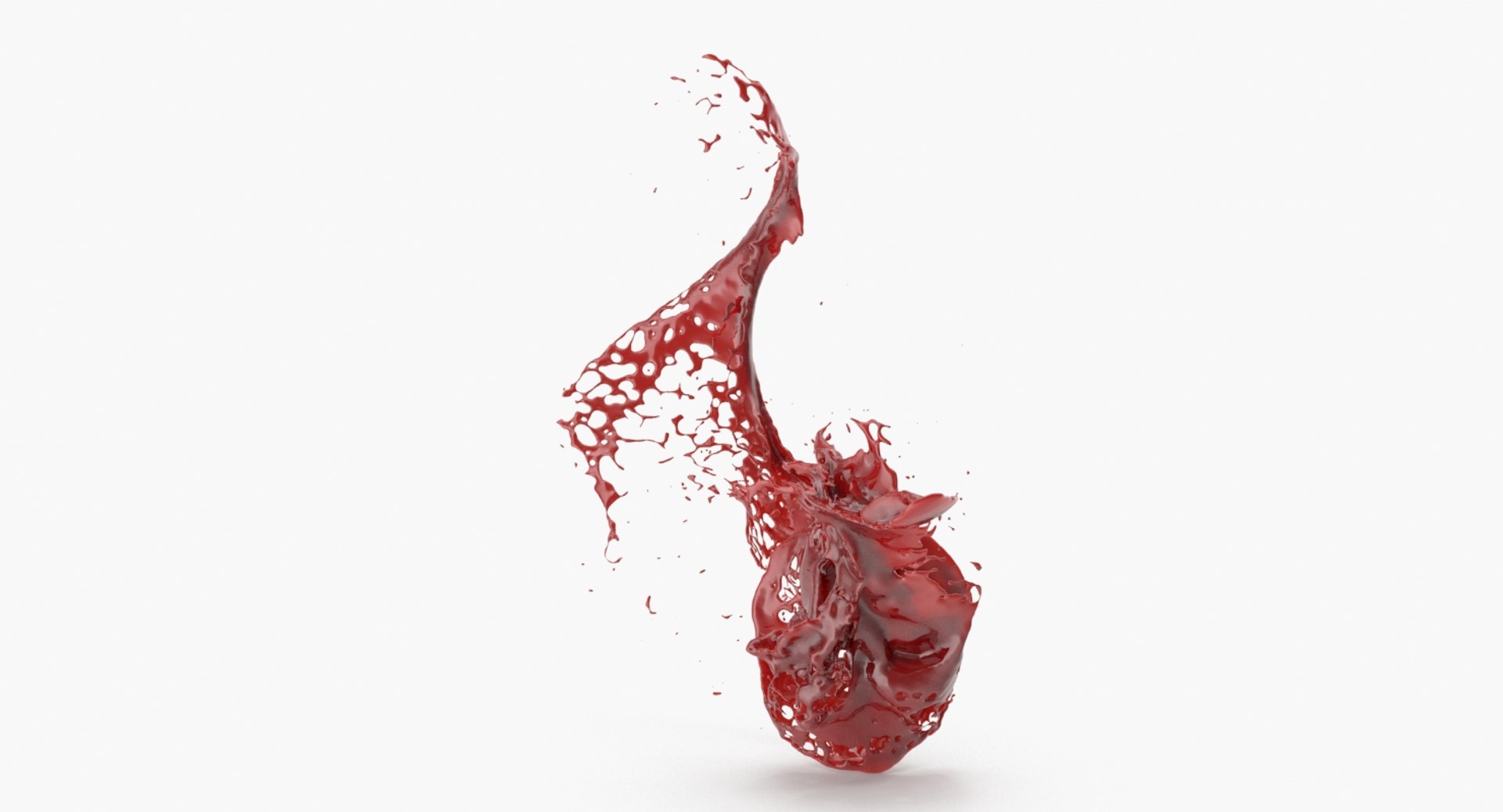 Realistic Blood Splash Model - TurboSquid 1149286