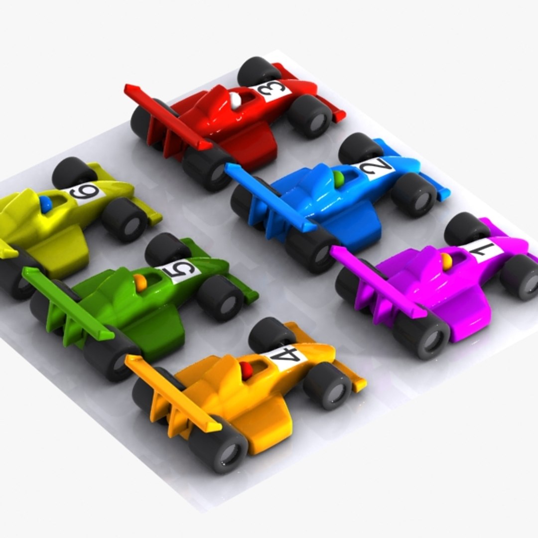 Cartoon Racing Car 3d Max