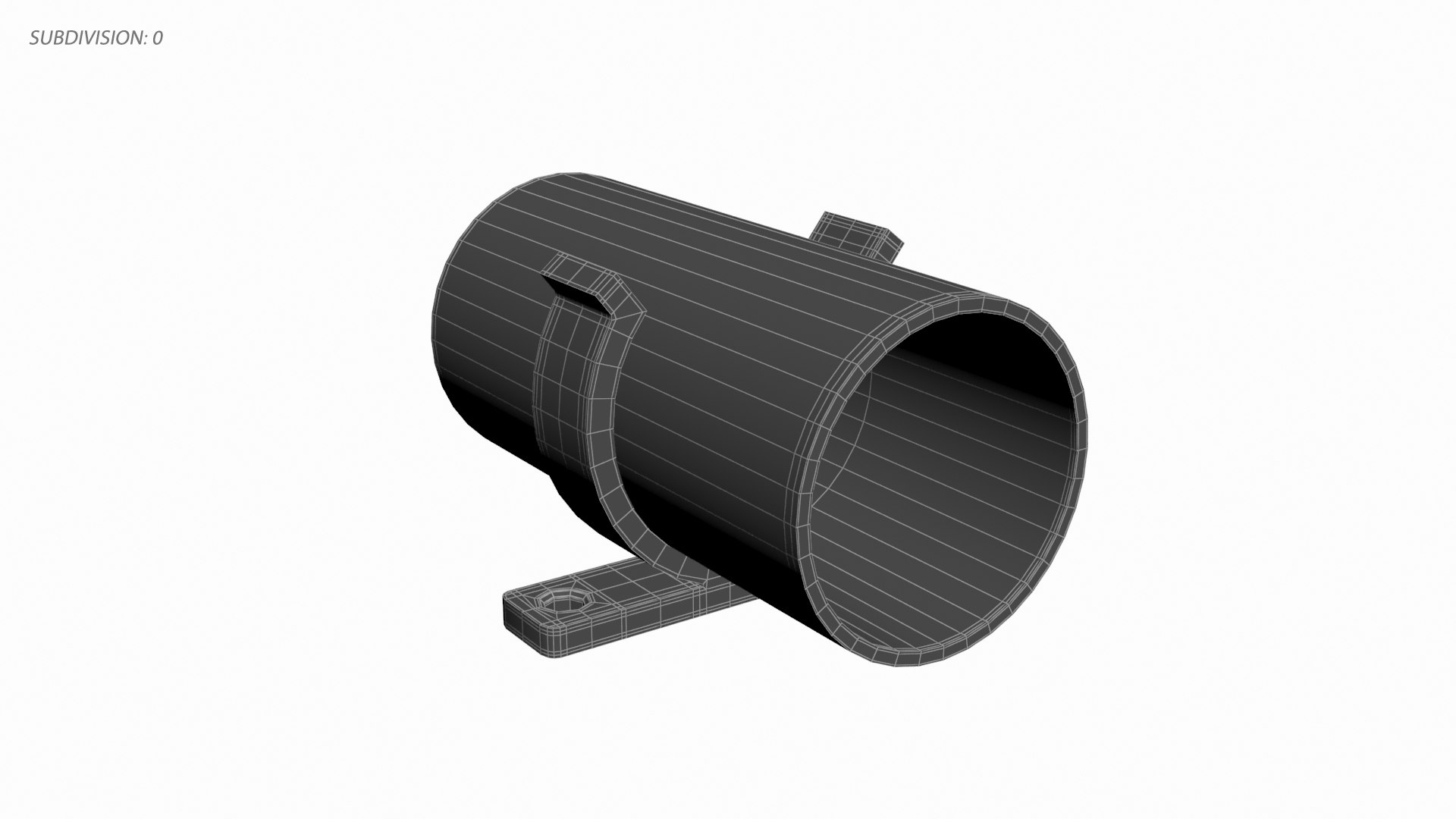 Plastic Pipe Clamp Model - TurboSquid 2268943