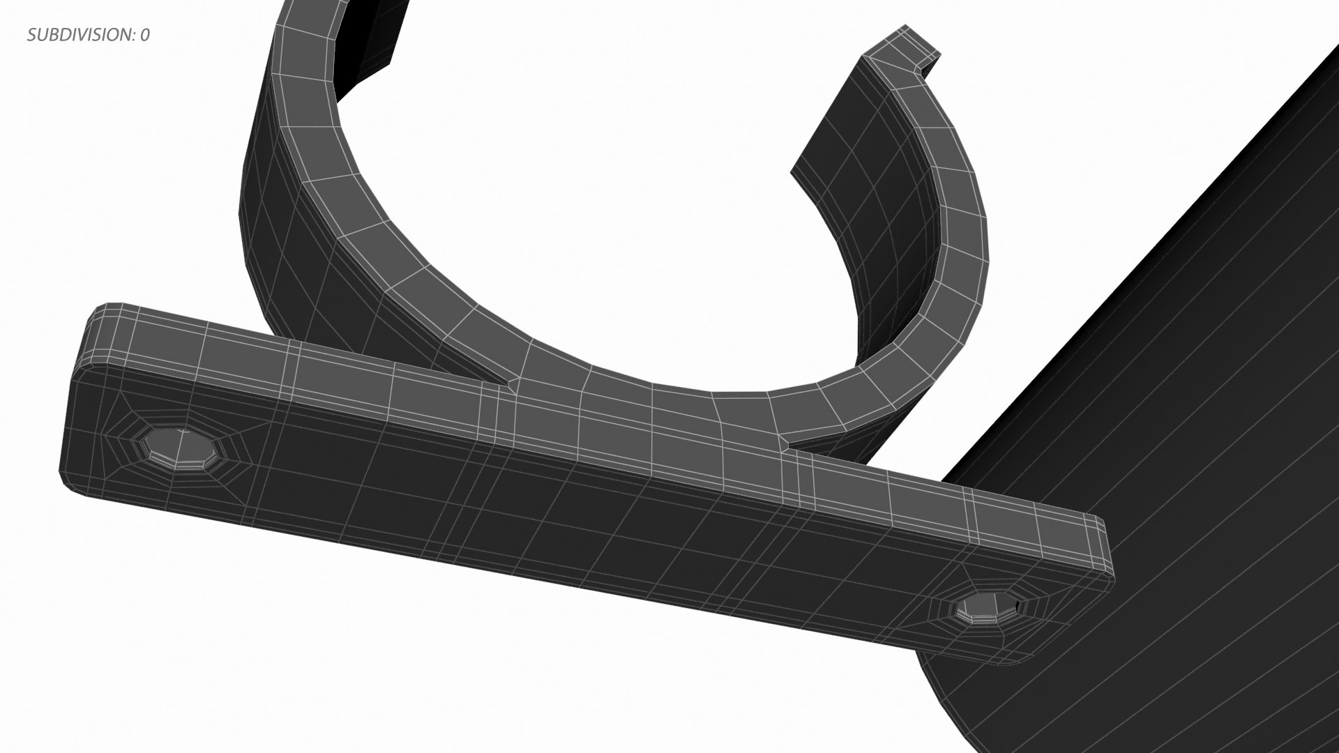 Plastic Pipe Clamp Model - TurboSquid 2268943