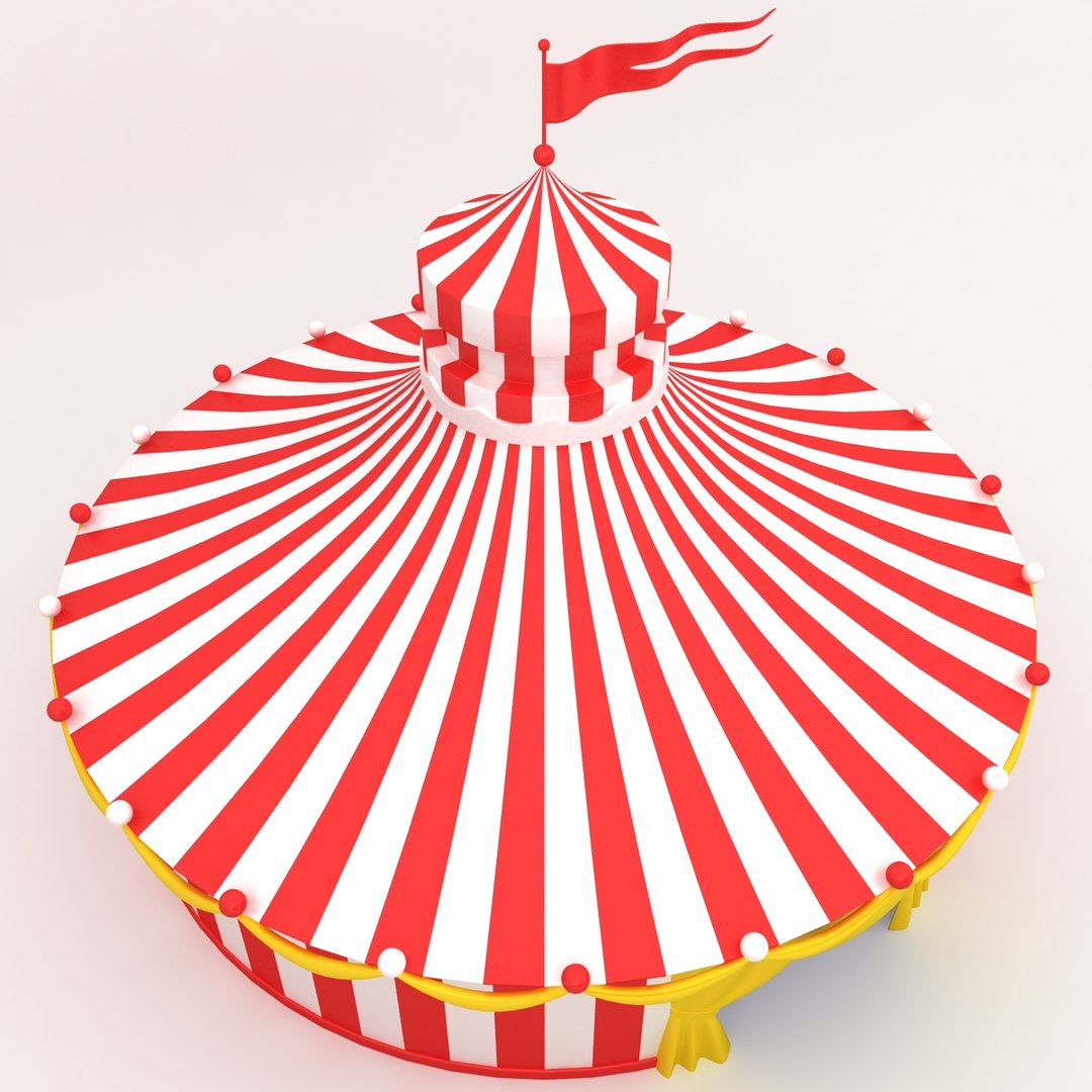 3d Circus Tent Model