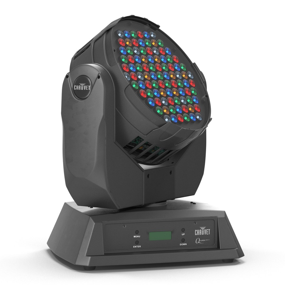 3d moving yoke wash led model