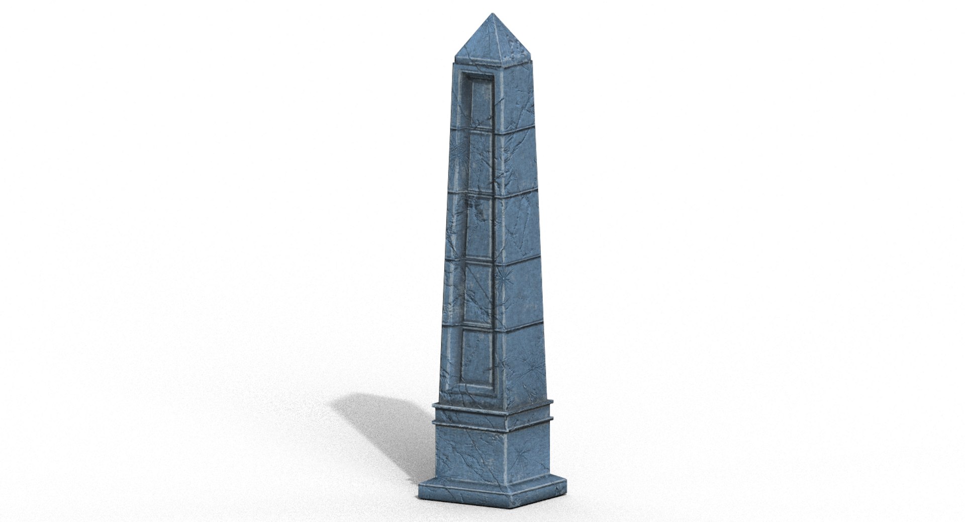 Ready obelisk blue 3D - TurboSquid 1203237