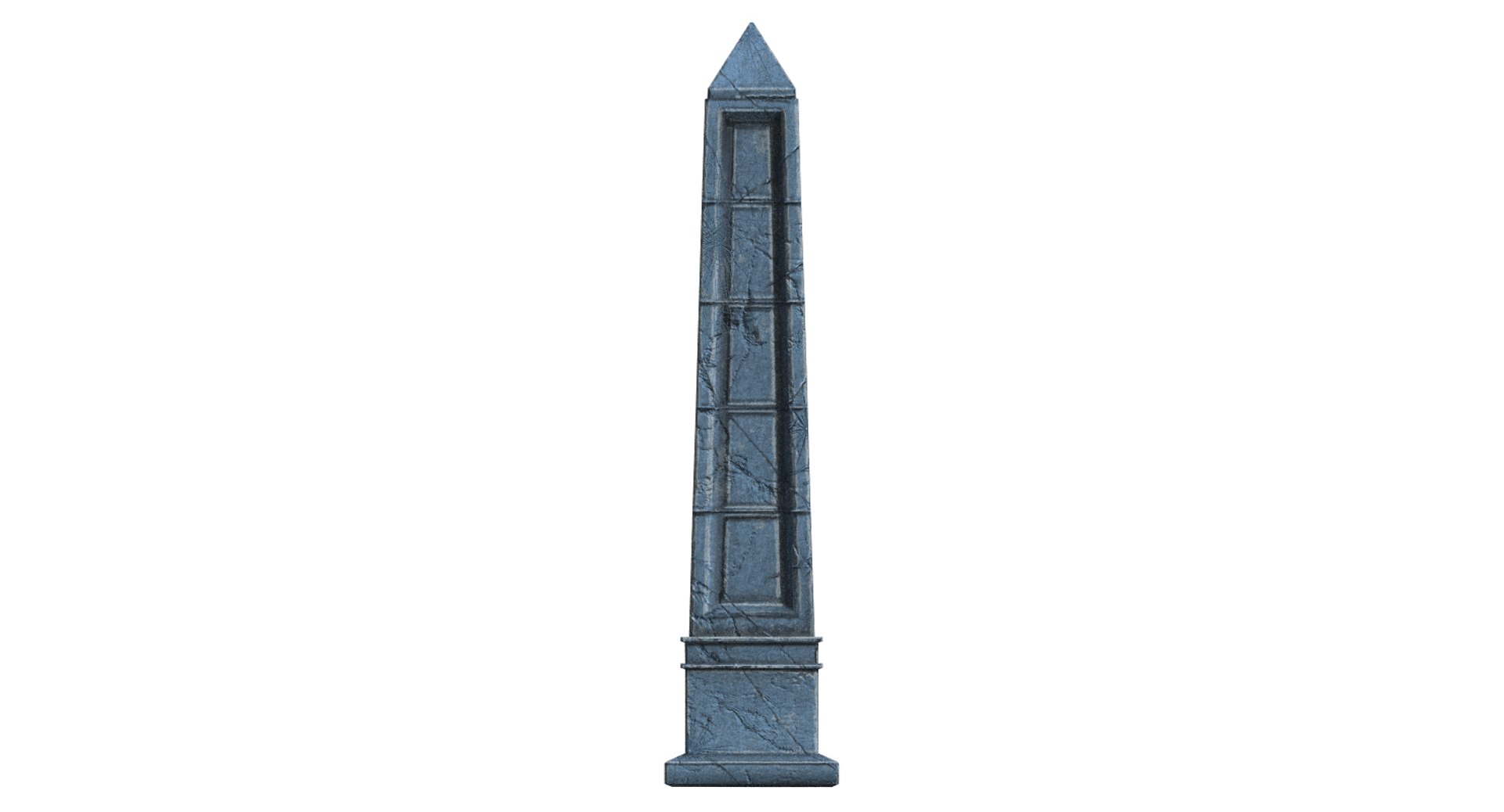 Ready obelisk blue 3D - TurboSquid 1203237