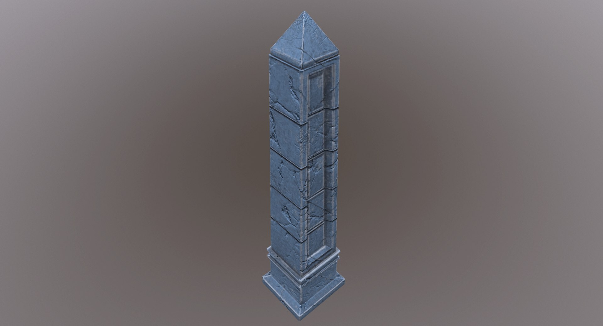 Ready obelisk blue 3D - TurboSquid 1203237